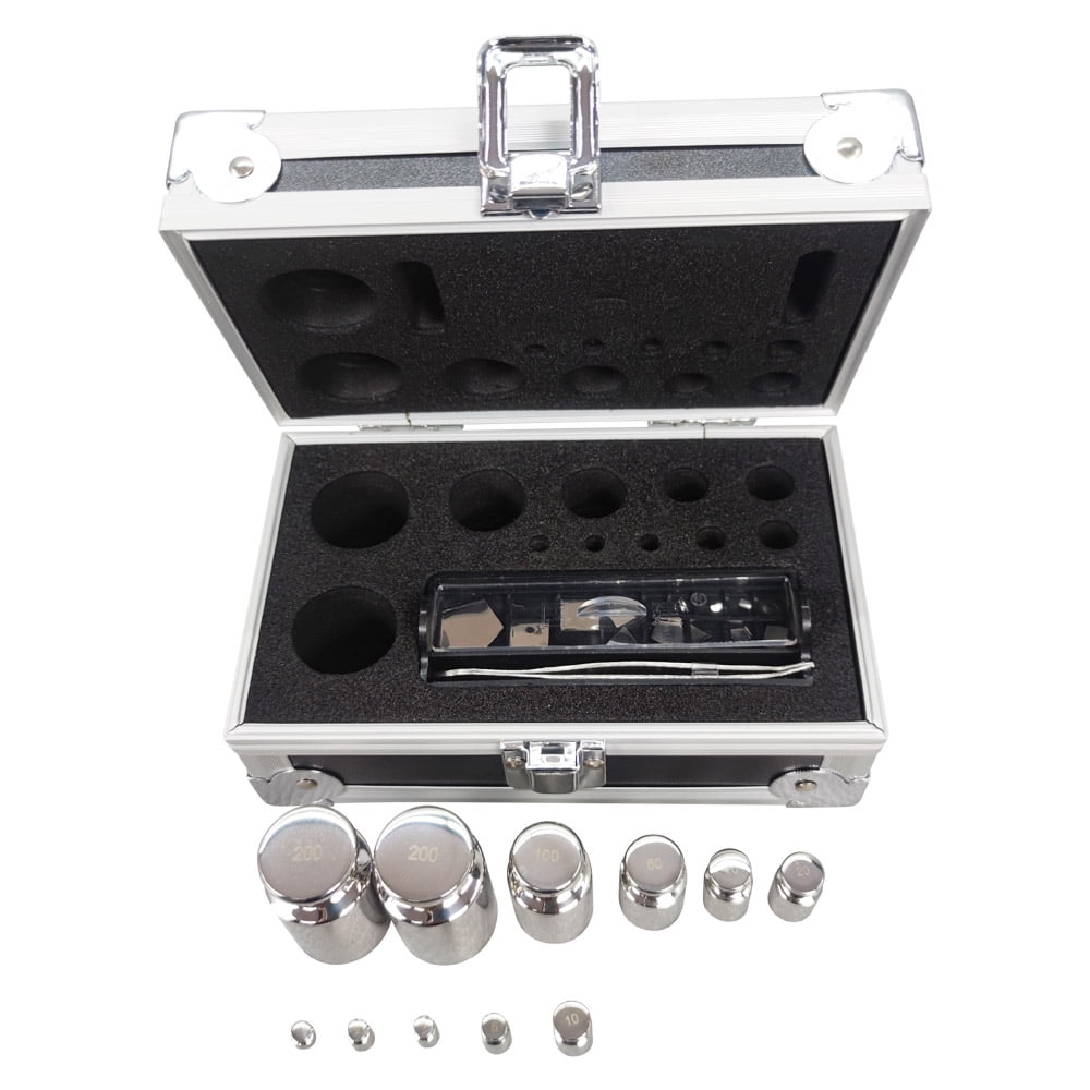 Techtongda M1 Grade 1mg-200g Stainless Steel Scale Calibration Weight ...