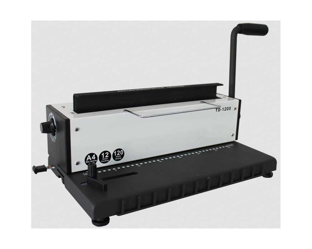 Techtongda Manual 34 Holes Punching Binding Machine All Steel Metal ...