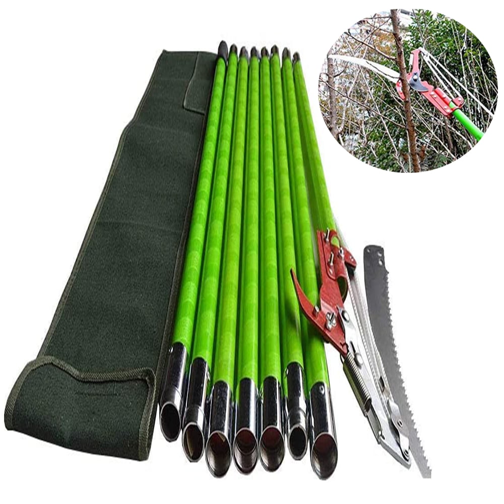 Techtongda 26ft Telescopic Tree Pruner, Manual Trimming Tool, Extended ...