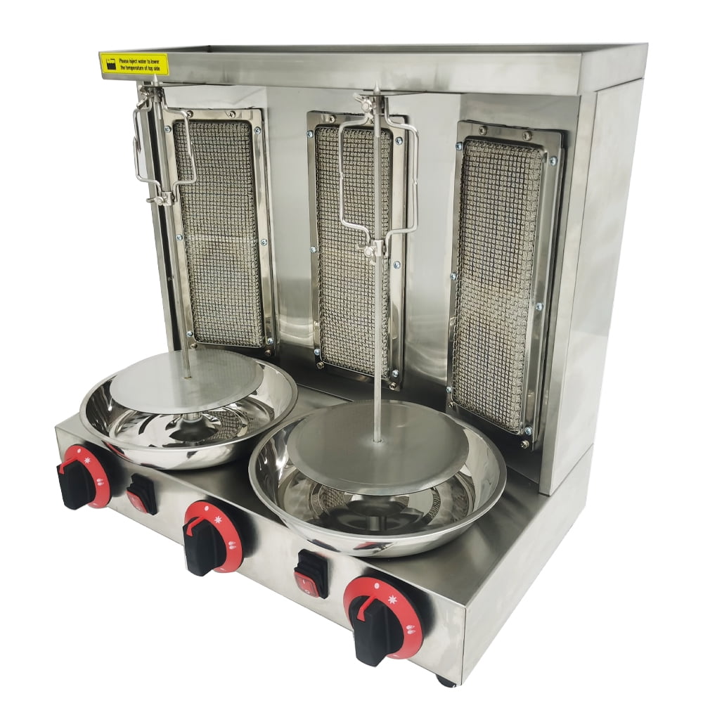 Techtongda Shawarma Machine Gas Kebab Gyro Grill Machine Propane Doner ...