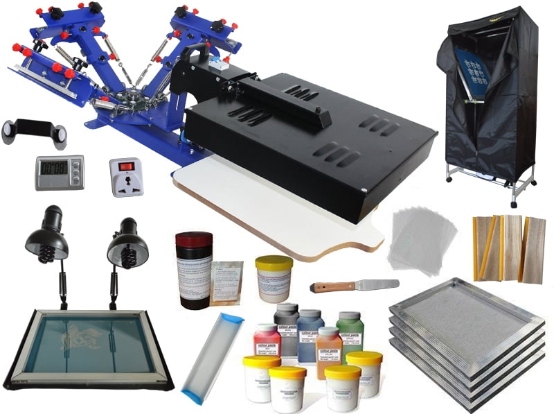 Techtongda Silk Screen Printing Kit 3 Color Printing Press Screen ...