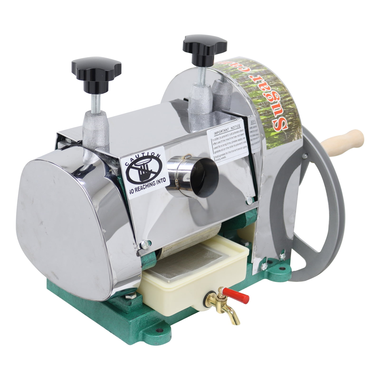 Techtongda Manual Sugar Cane Juice Maker, Stainless Steel Sugarcane ...