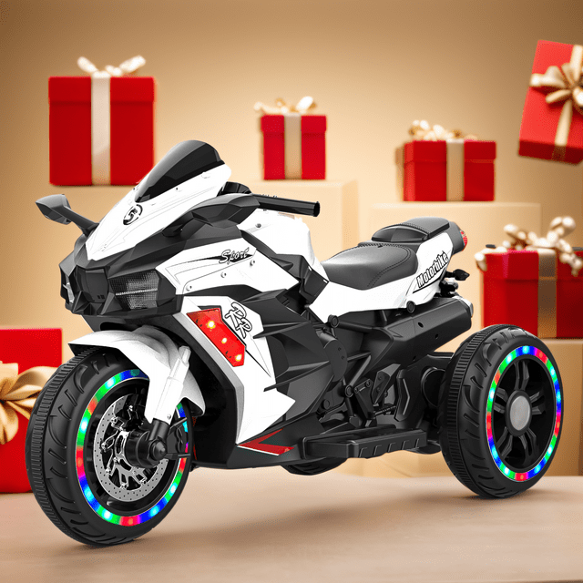 Techvida 12V Kids Motorcycle Children Electric Motorcycle 3 Wheels ...