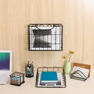 Wall Control Office Organizer Unit Wall Mounted Office Desk Storage and ...