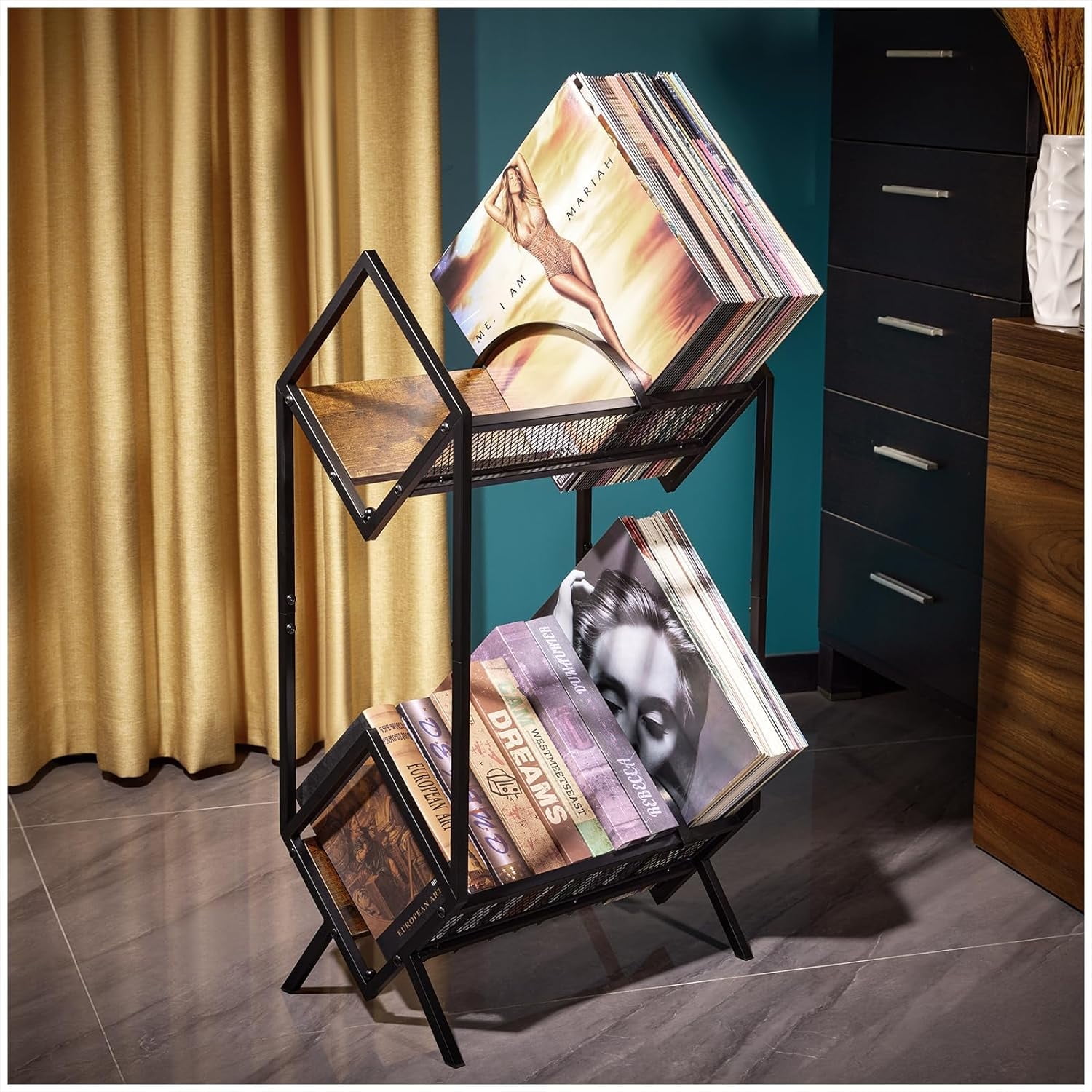 Techvida Vinyl Record Storage, Record Holder, Vinyl Record Holder, 2 ...