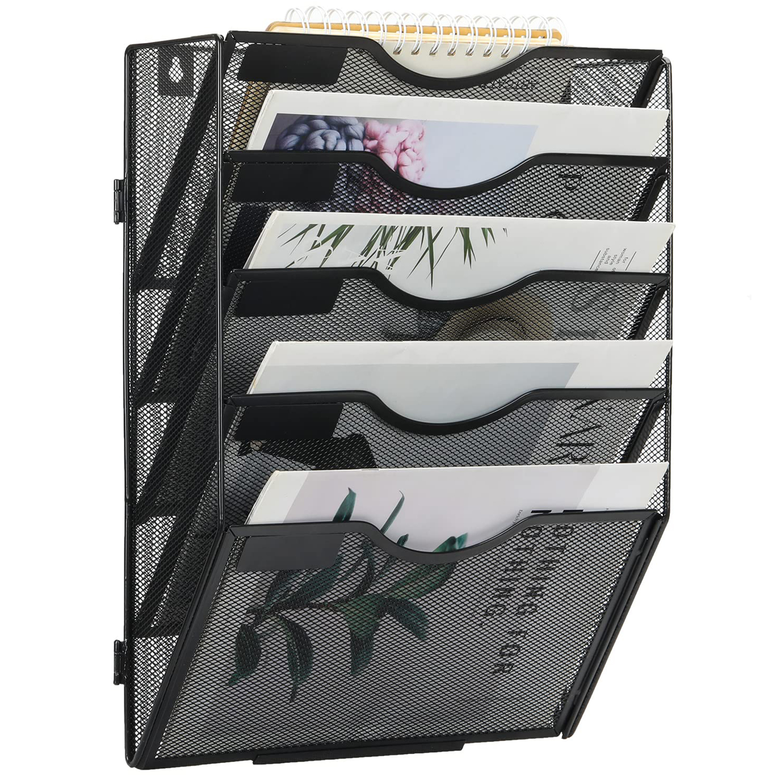 Safco Onyx Magnetic Mesh Triple File Pocket (Set of 3) - Walmart.com