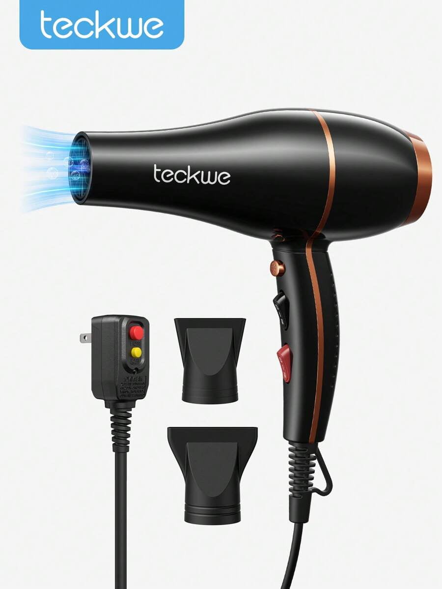 Teckwe Hair Dryer,Salon-Grade Hair Dryer, Hair Stylist Recommended ...