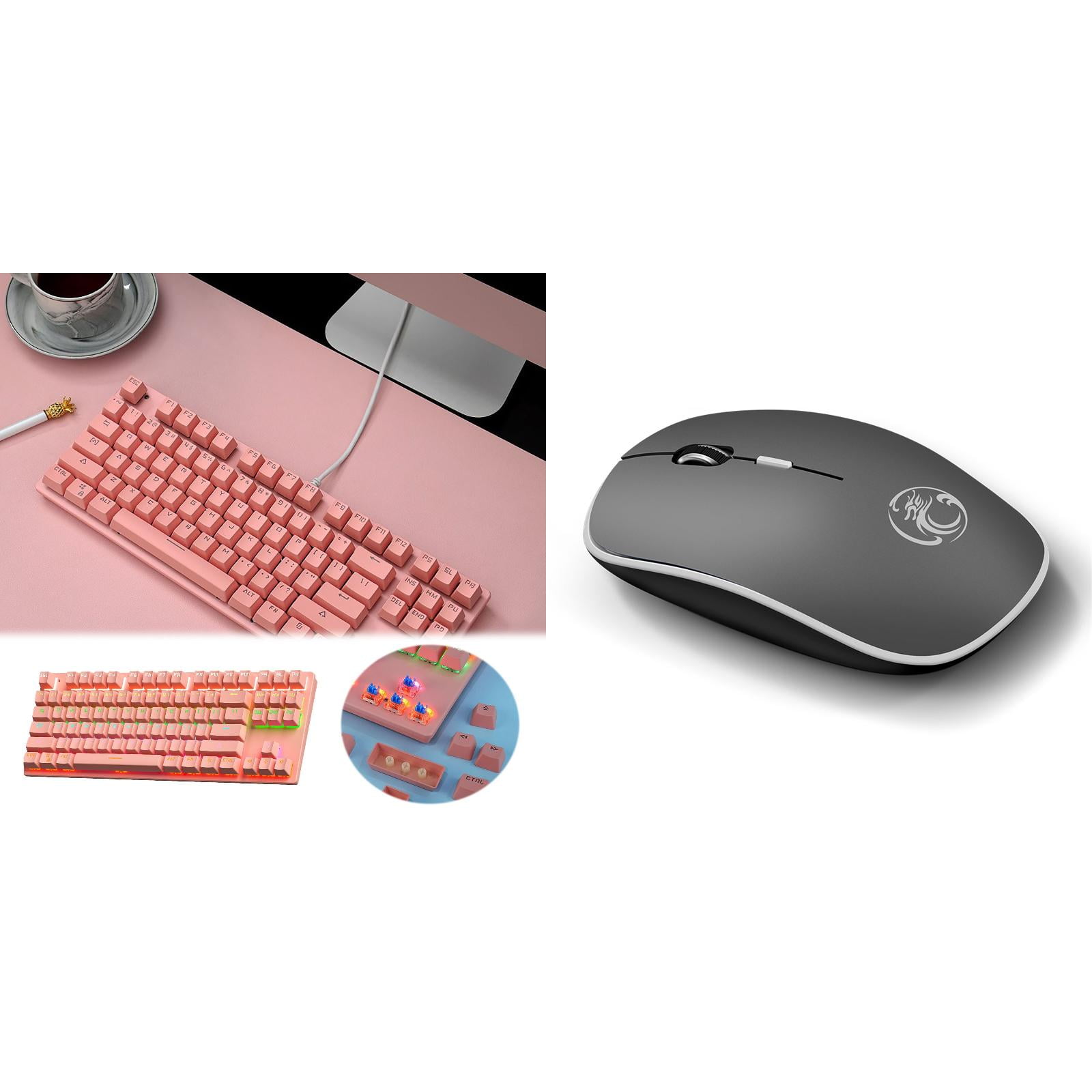 Teclado Gamer Mechanical Switches With Windows Mac Glowing Wired Gaming ...