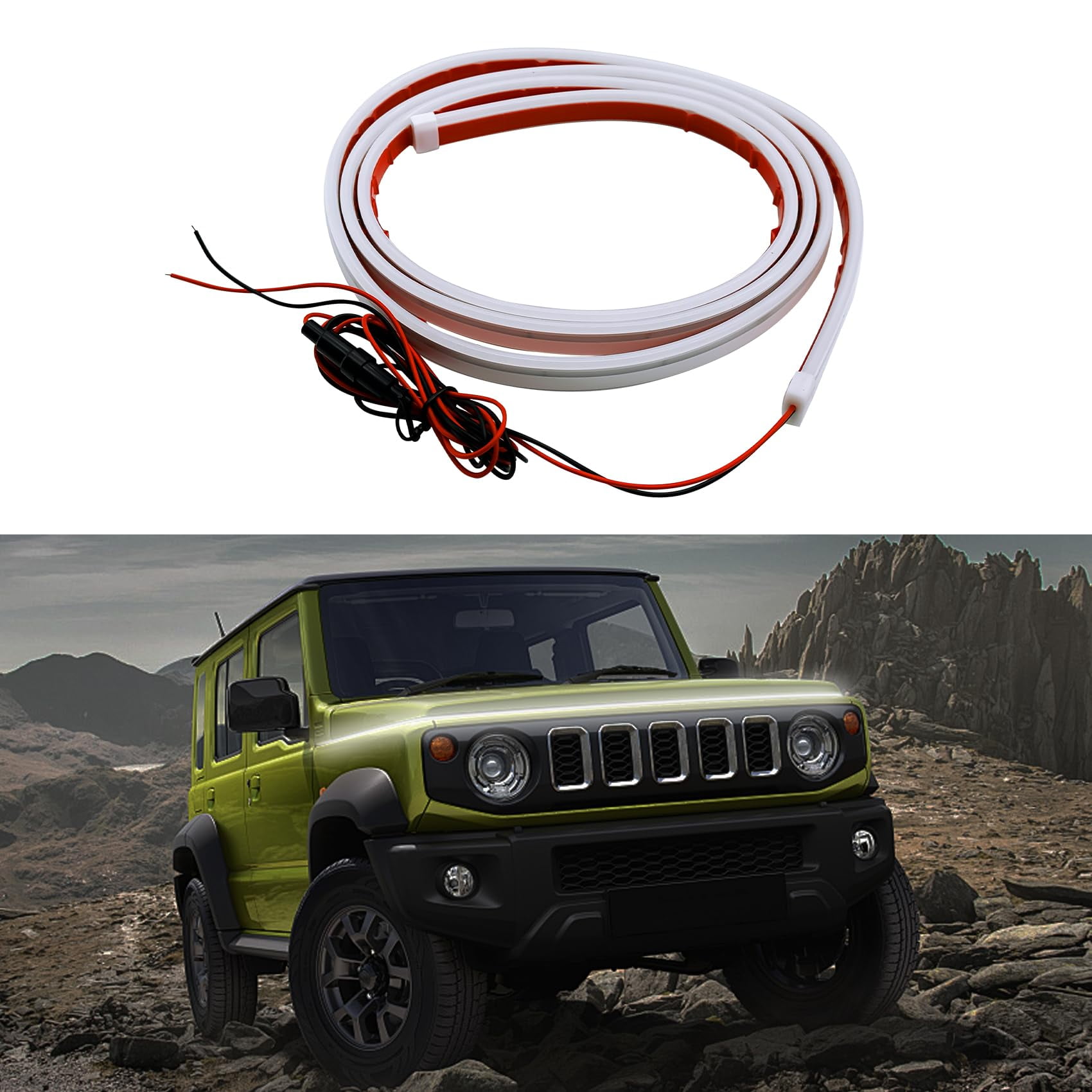 Tecledsn 71 Inch Car MMF7 Hood Light Strip, Car Lights, Auto LED Strip ...