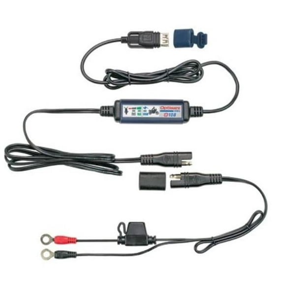OptiMate TecMate USB O-108 Kit, Smart 3300mA In-Line USB Charger With ...