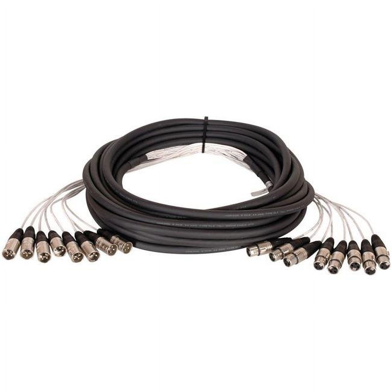 Tecnec 8XLM-8XLF-250 8-Channel XLRF-XLRM Audio Snake Cable - 250 ft ...