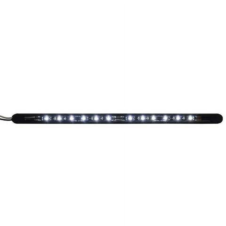 Tecniq Boat LED Light Strip E45-02 | 11.5 Inch White Aluminum - Walmart.com