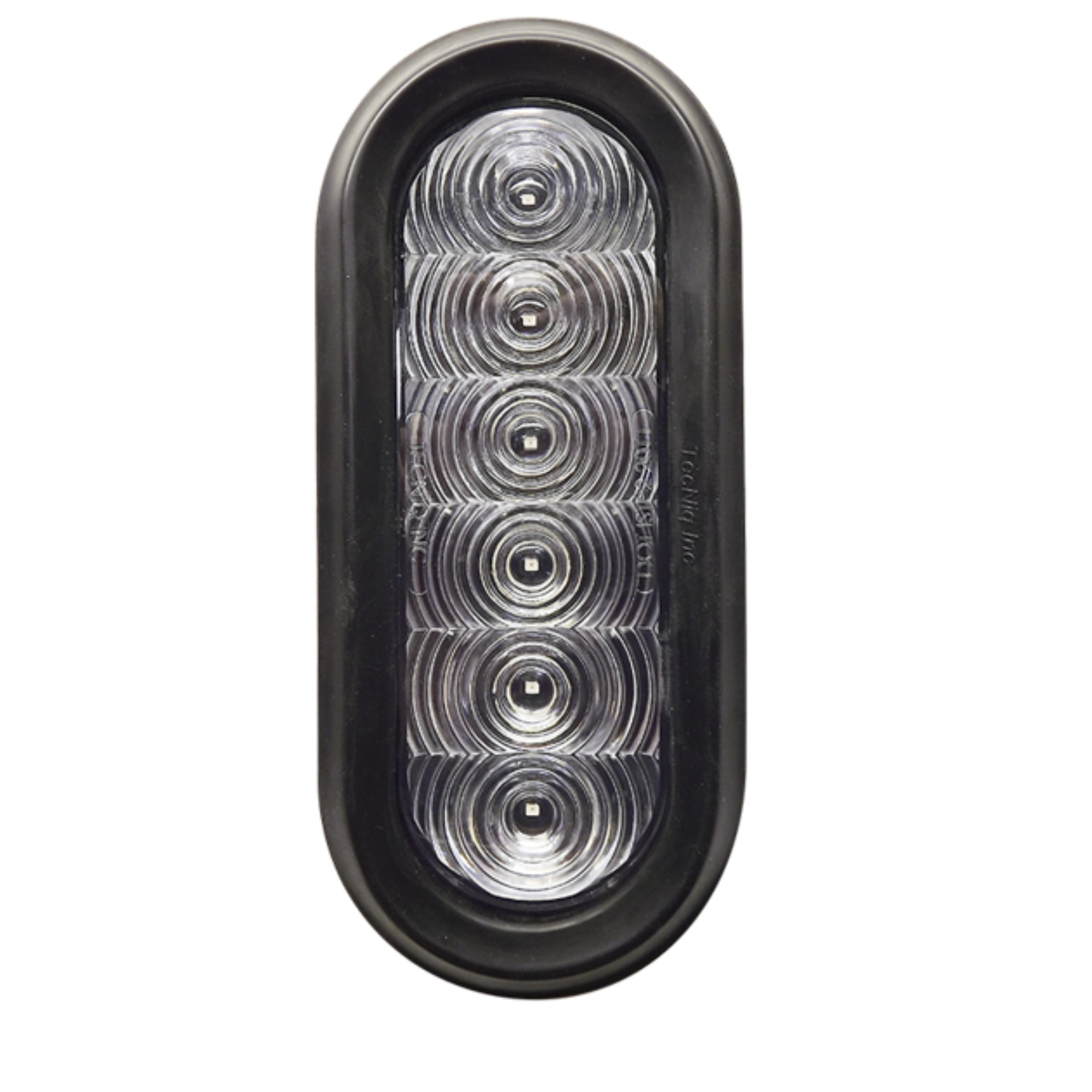 White 6" Oval LED Light Waterproof Surface Mount Backup Reverse for ...