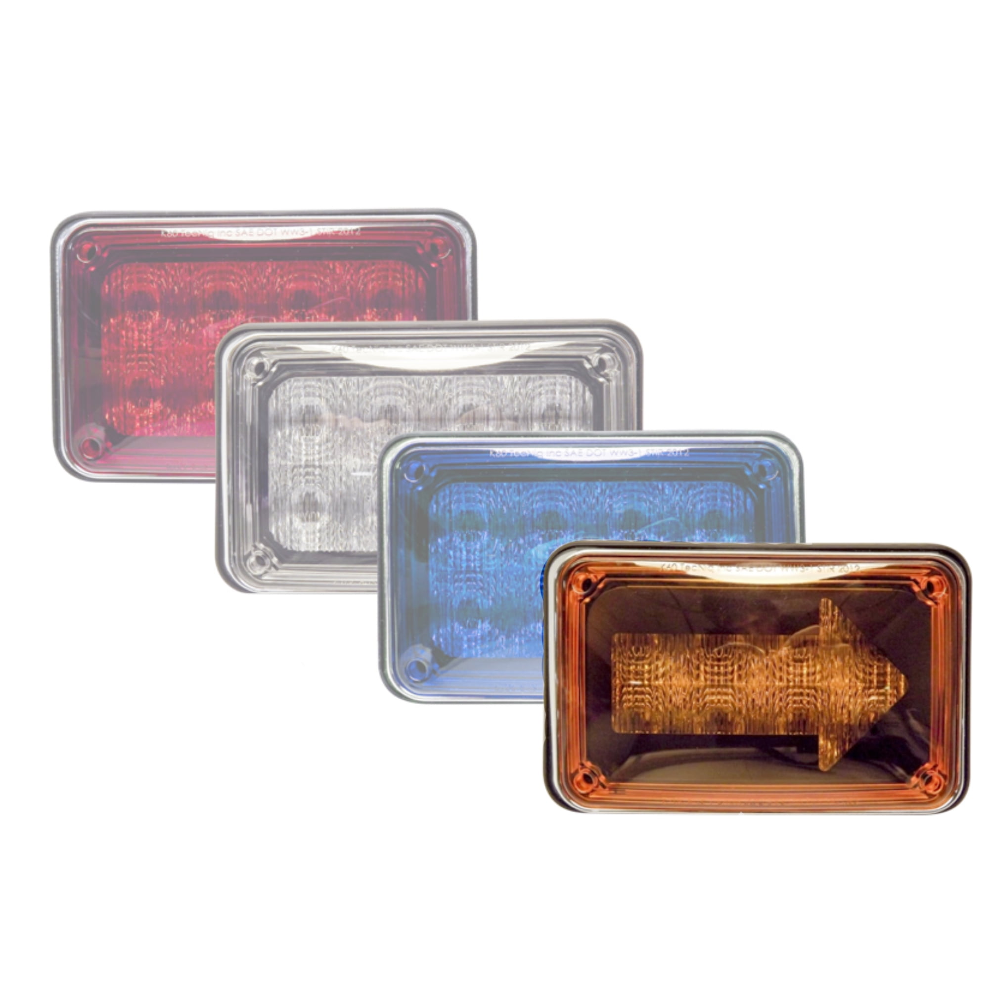 Tecniq New OEM K60 Steady Amber Flasher Amber Lens, K60-AAS0-1 ...