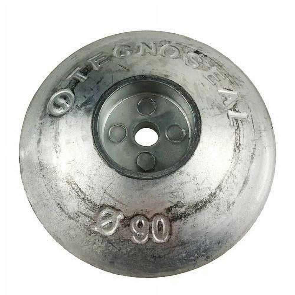 Tecnoseal 00102 Single Rudder Anode 90mm 3.54" - Walmart.com