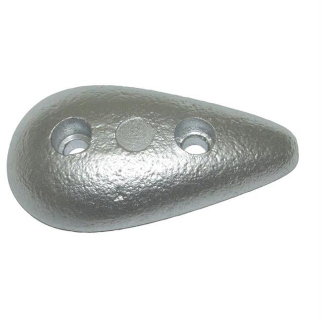 Tecnoseal TEC-20 Zinc Teardrop Hull Rudder Plate Anode - Walmart.com