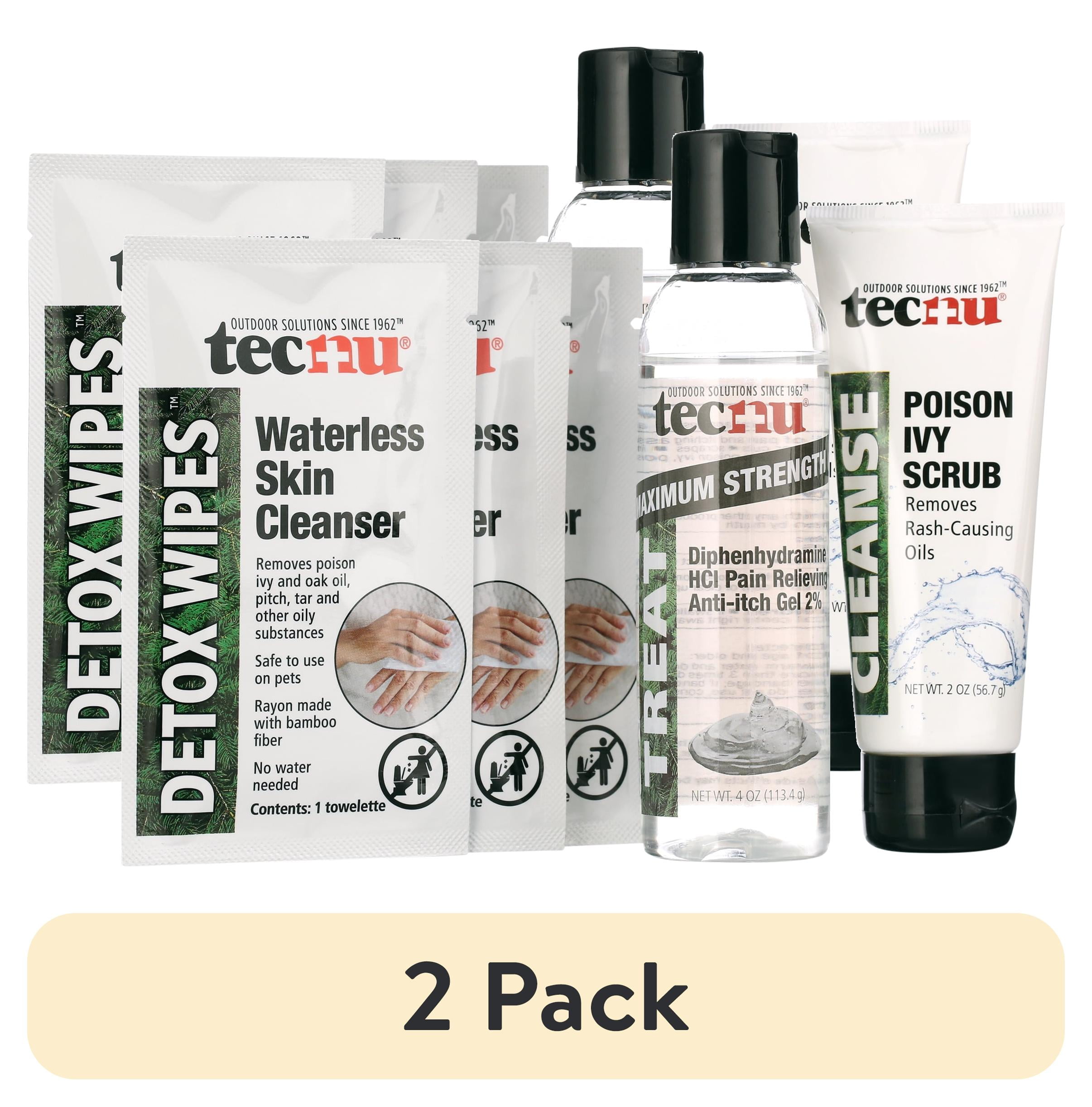 (2 pack) Tecnu Ivy Complete Kit, Poison Ivy Kit with Poison Ivy Scrub ...