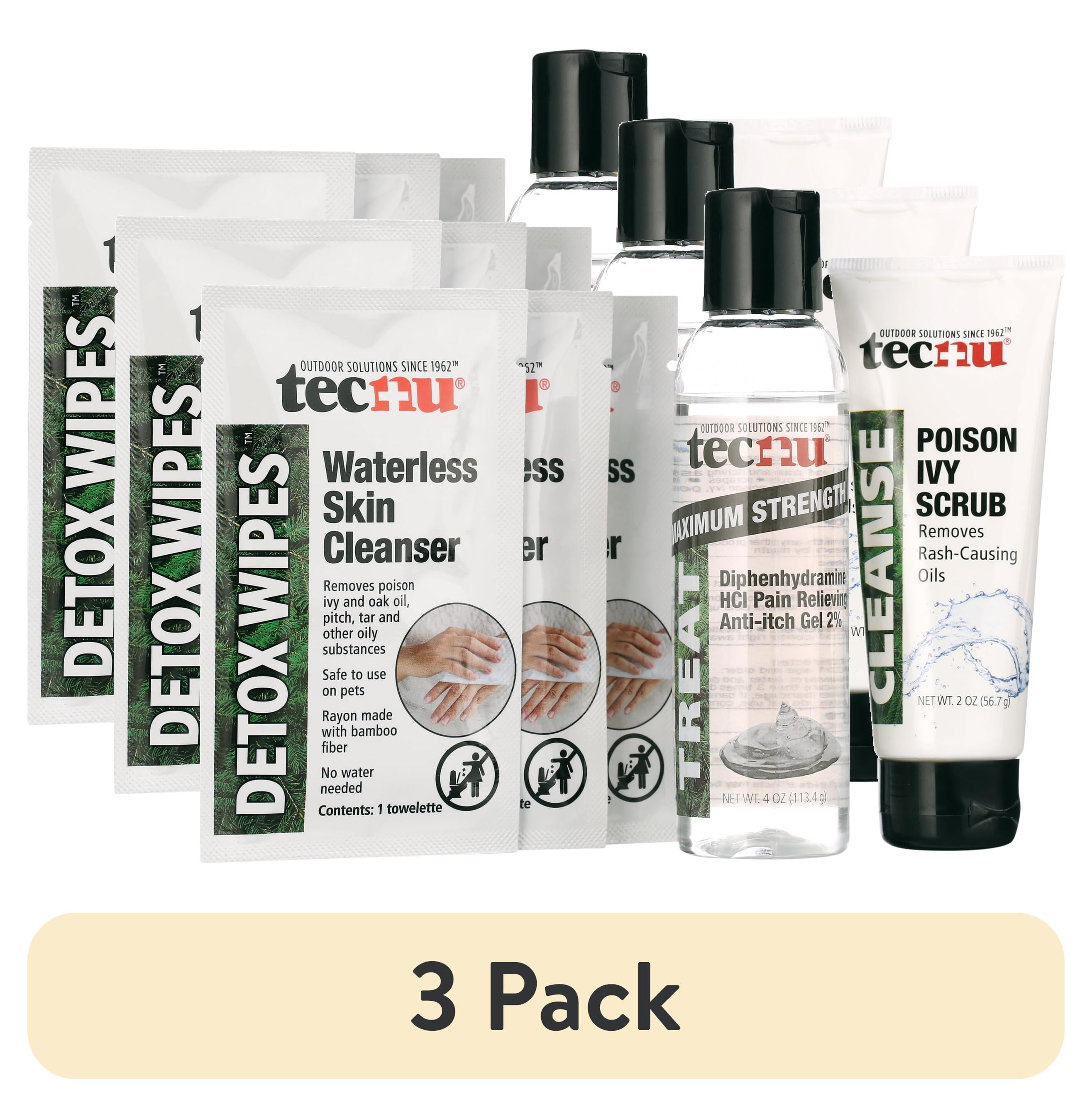 (3 pack) Tecnu Ivy Complete Kit, Poison Ivy Kit with Poison Ivy Scrub ...
