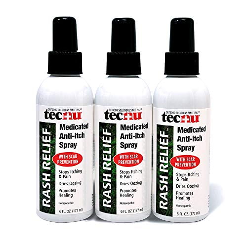 Tecnu Rash Relief Spray, Maximum Strength, Immediately Relieves Pain ...