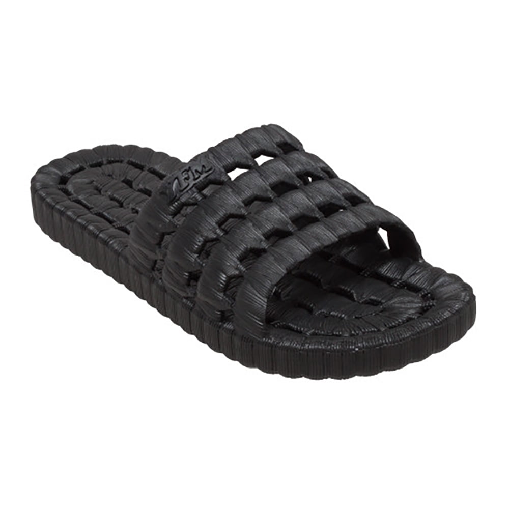 Tecs Men's Relax Slide Sandal, Black - Walmart.com