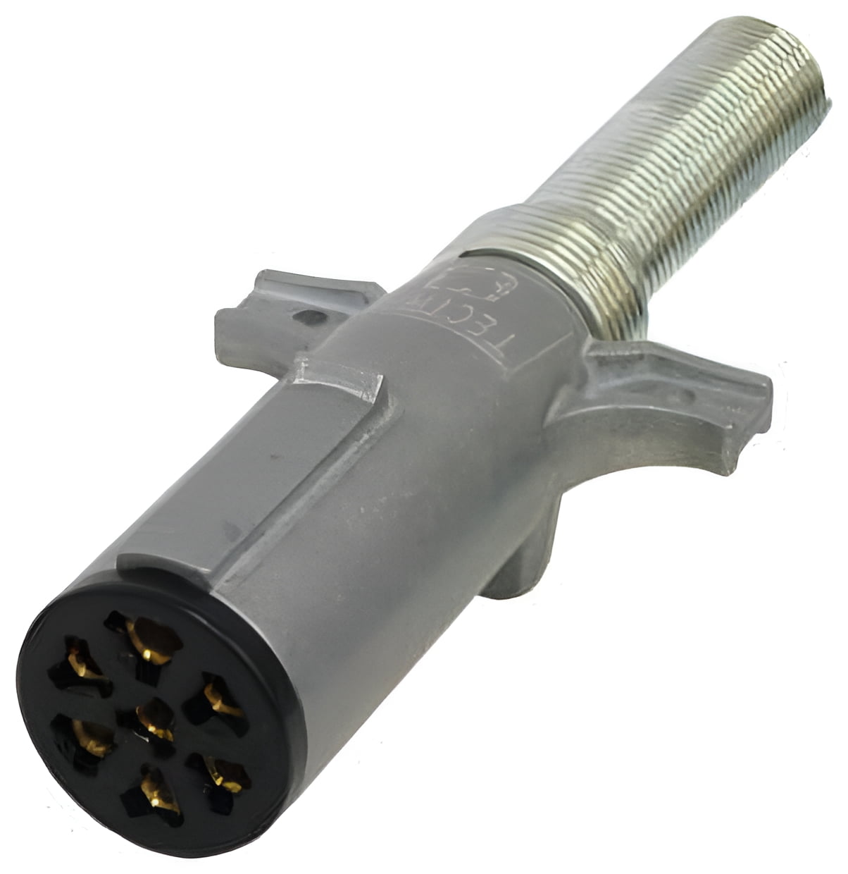 Tectran 670-71SG 7-Way SAE Plug with Spring Guard - Walmart.com