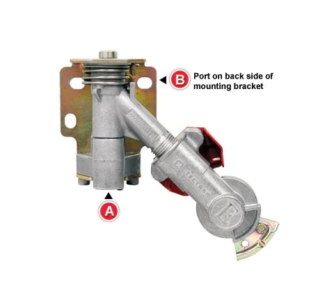 Tectran 9222 Bracket Mount Gladhand, Emergency Swivel Mount-45 Degrees ...