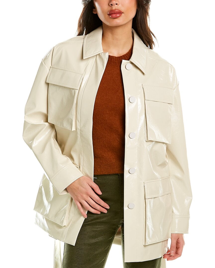Ted Baker womens Textured Vinyl Field Jacket, 5, White - Walmart.com