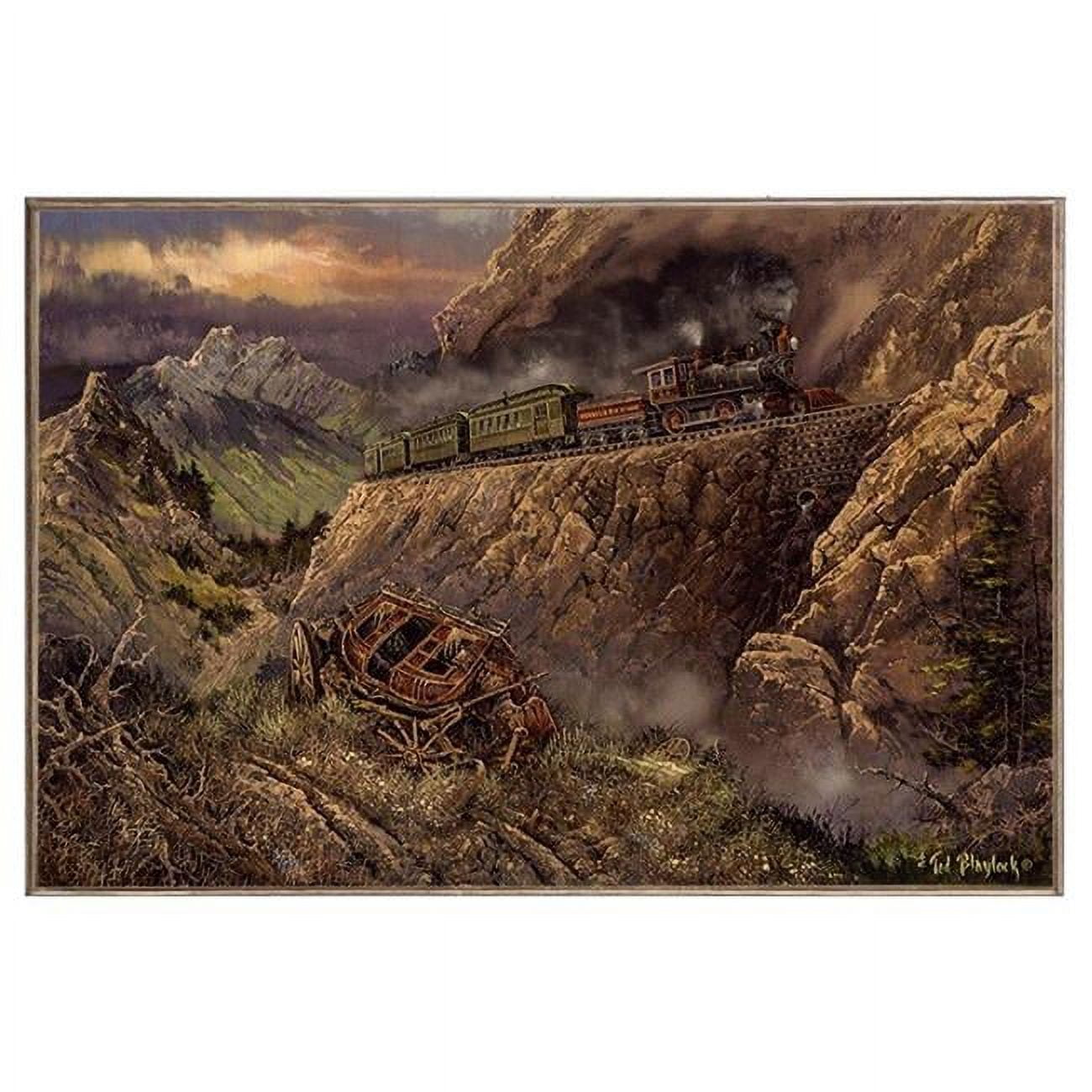 Ted Blaylock LS2500WB1218-TB 12 x 18 in. Old Rails New Trails Birch ...