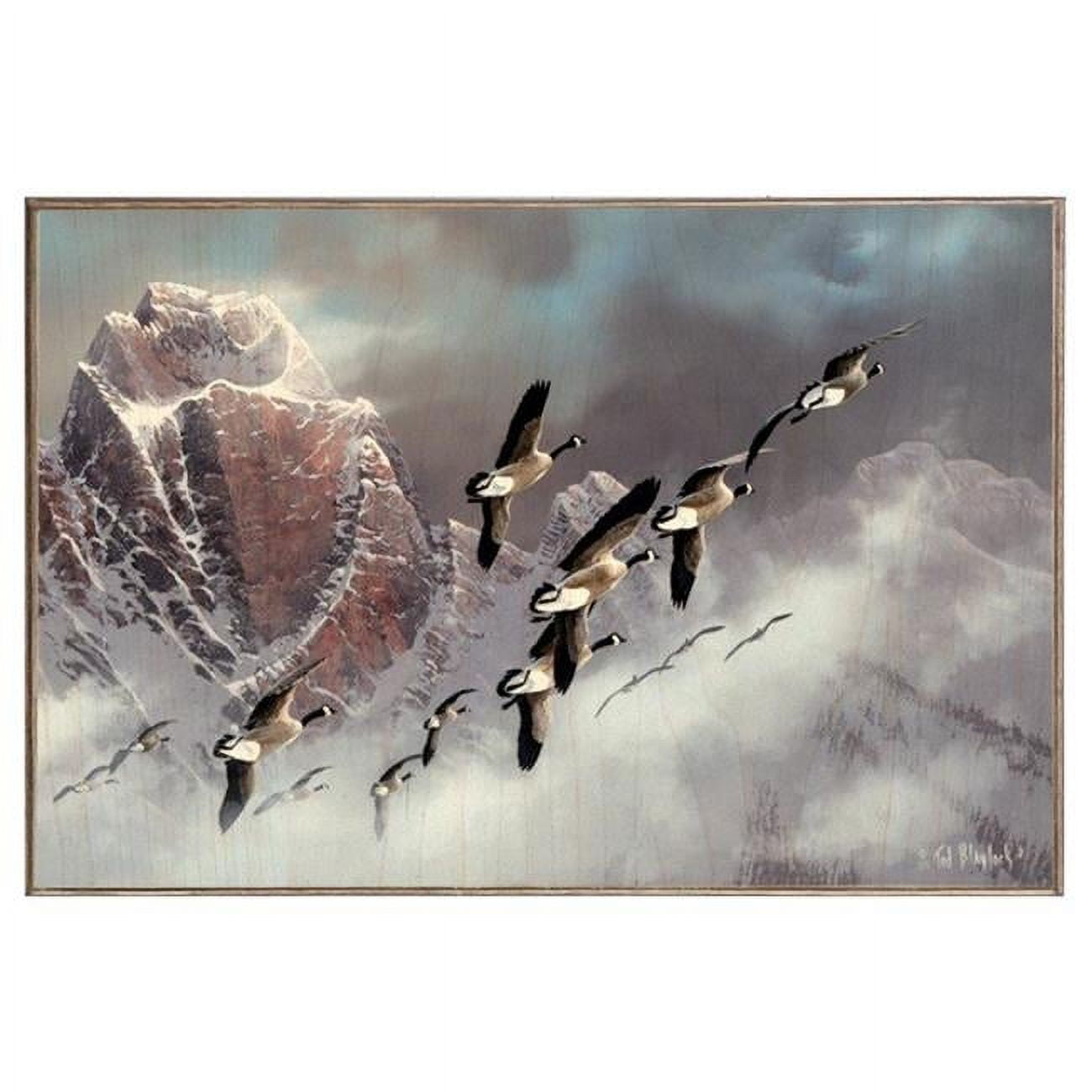 Ted Blaylock LS2724WB1218-TB 12 x 18 in. Honkers on an Updraft Birch ...