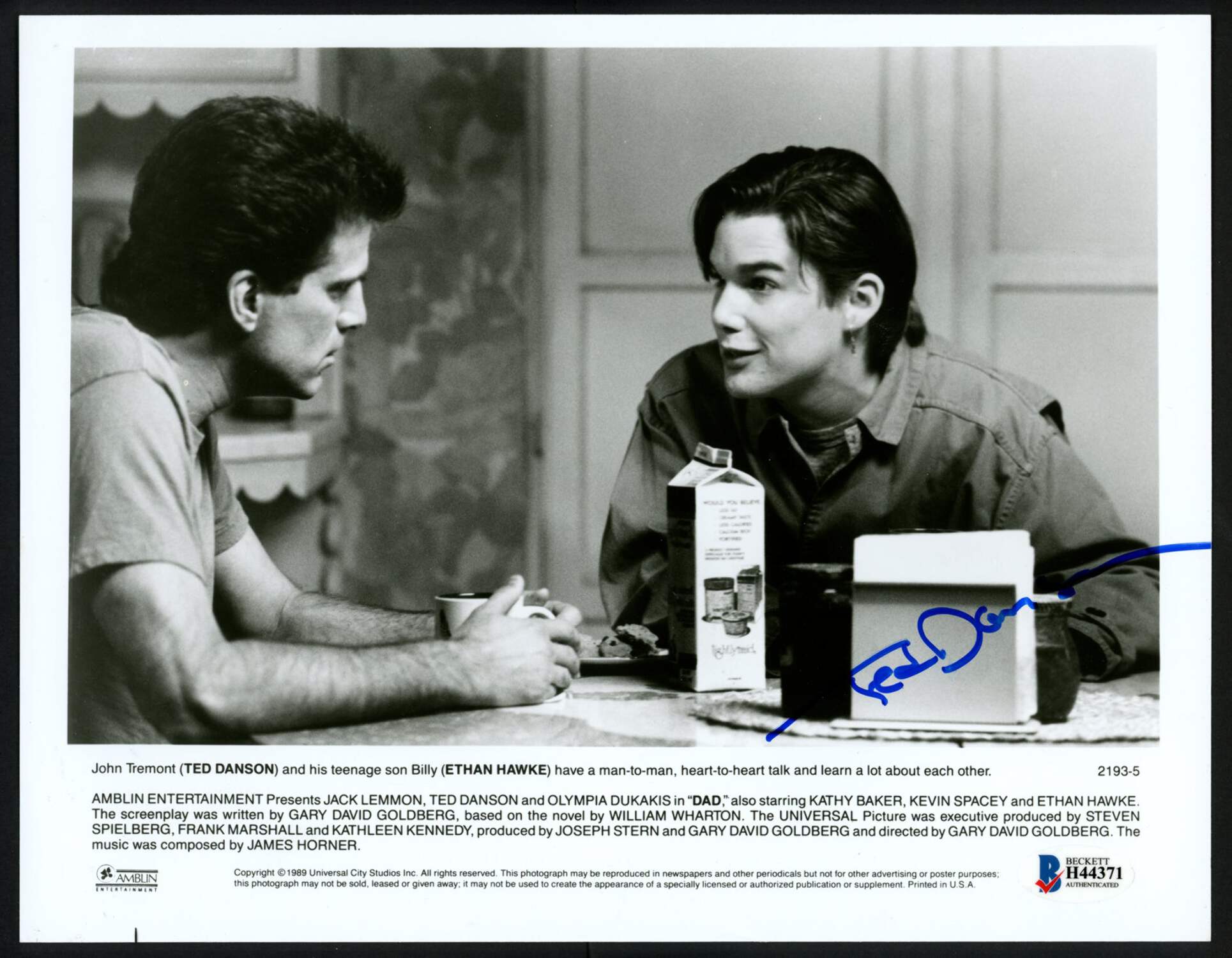 Ted Danson Autographed 8x10 Photo Actor Beckett BAS #H44371 - Walmart.com