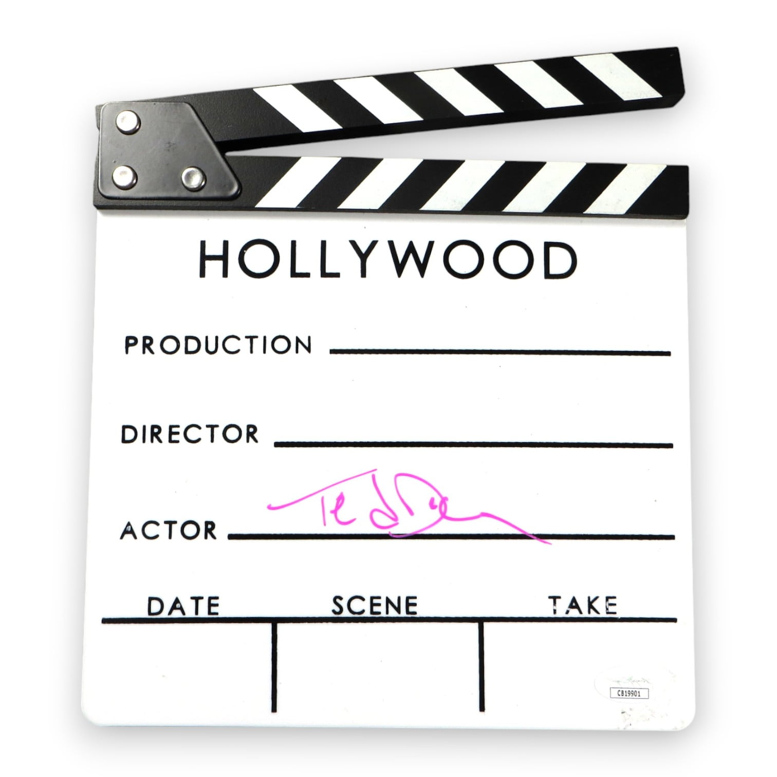 Ted Danson Signed Autographed Movie Clapper Cheers Becker CSI JSA ...