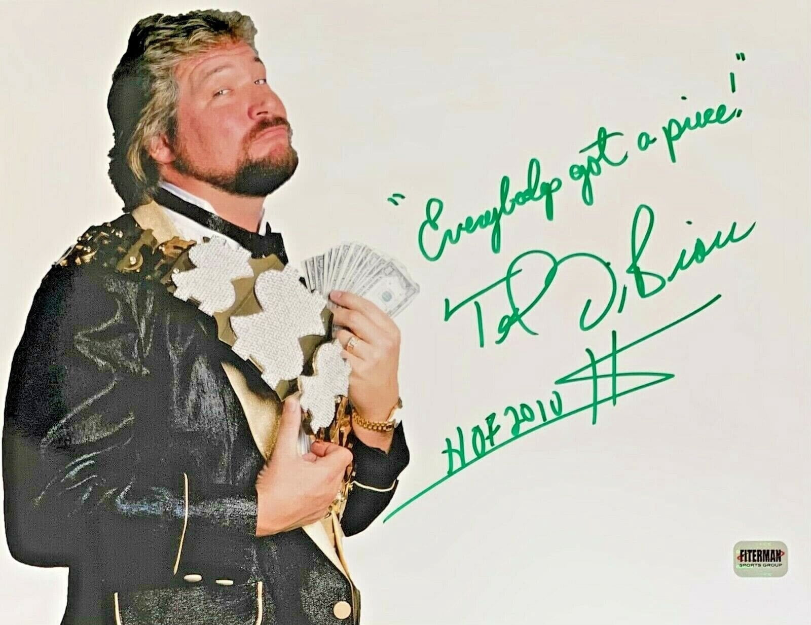 Ted DiBiase Million Dollar Man WWF WWE WCW Autographed 11x14 Photo FSG ...