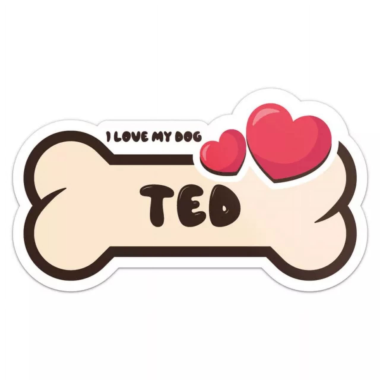 Ted Dog Sticker Phone Decal Water Bottle Stickers Car Decals, Laptop ...