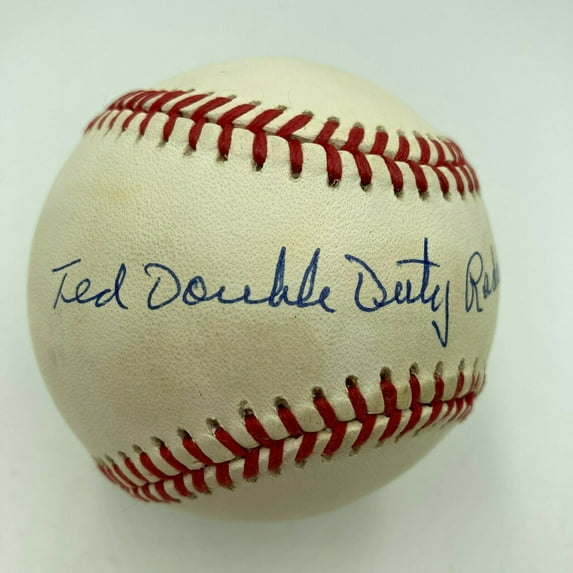 Ted Double Duty Radcliffe Signed Major League Baseball Negro League ...
