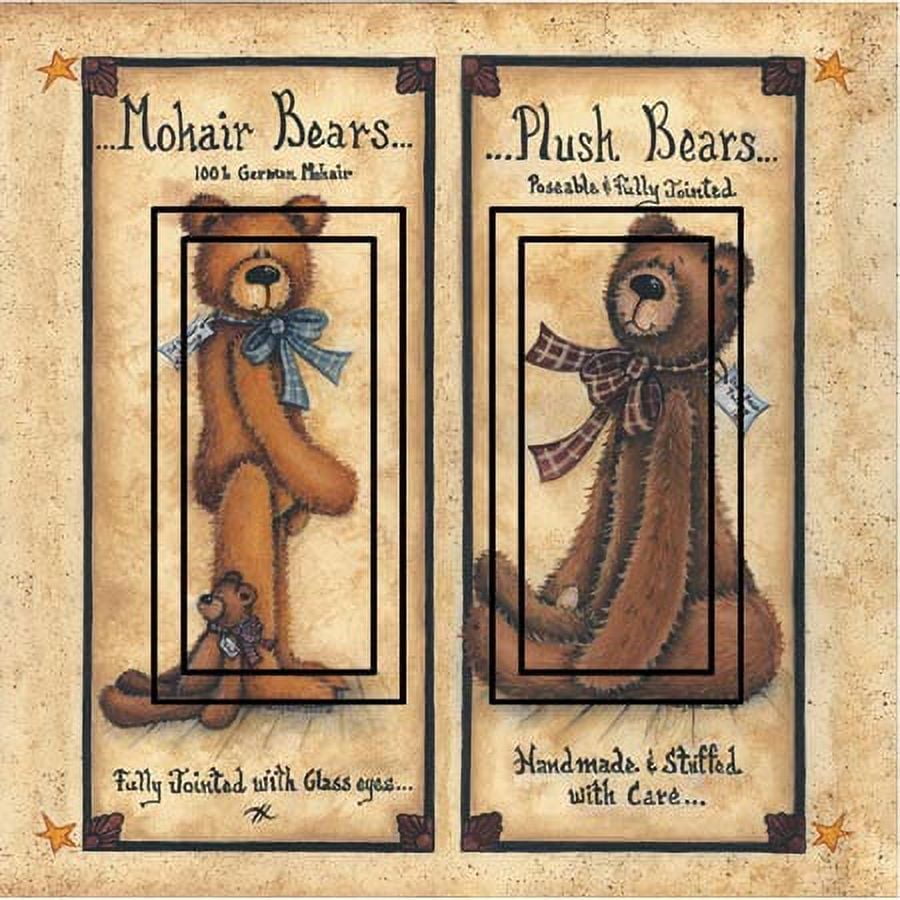 Ted E Bear 1B Double Rocker SwitchStix Peel and Stick Art Deco Switch ...