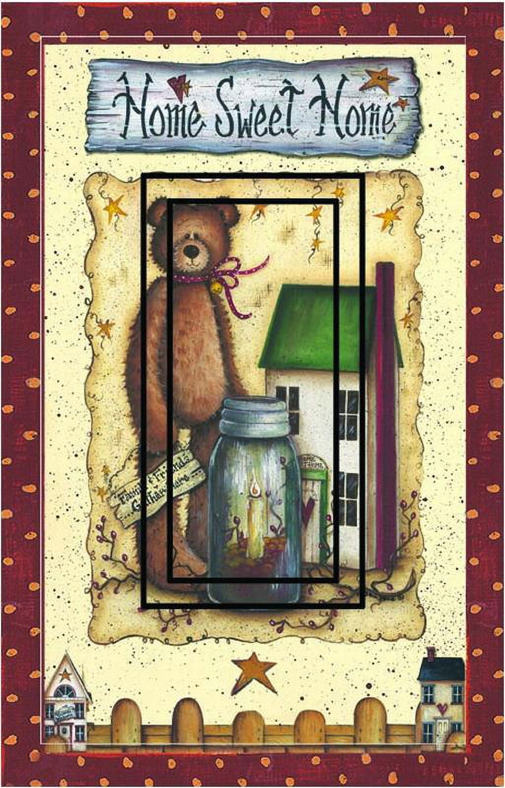 Ted E Bear 1C Single Rocker SwitchStix Peel and Stick Art Deco Switch ...