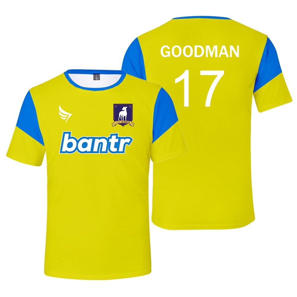 Ted Lasso 3 AFC. Richmond Soccer Jersey T-shirt Crewneck Short Sleeve ...