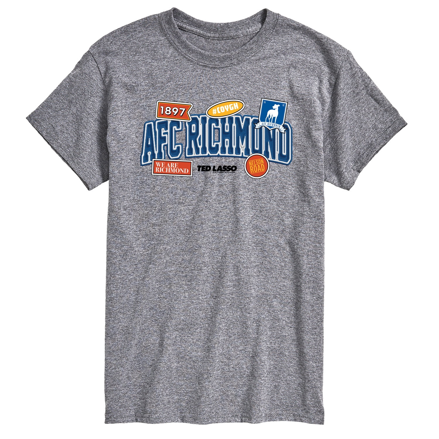 Ted Lasso - AFC Richmond Patch - Men's Short Sleeve Graphic T-Shirt ...