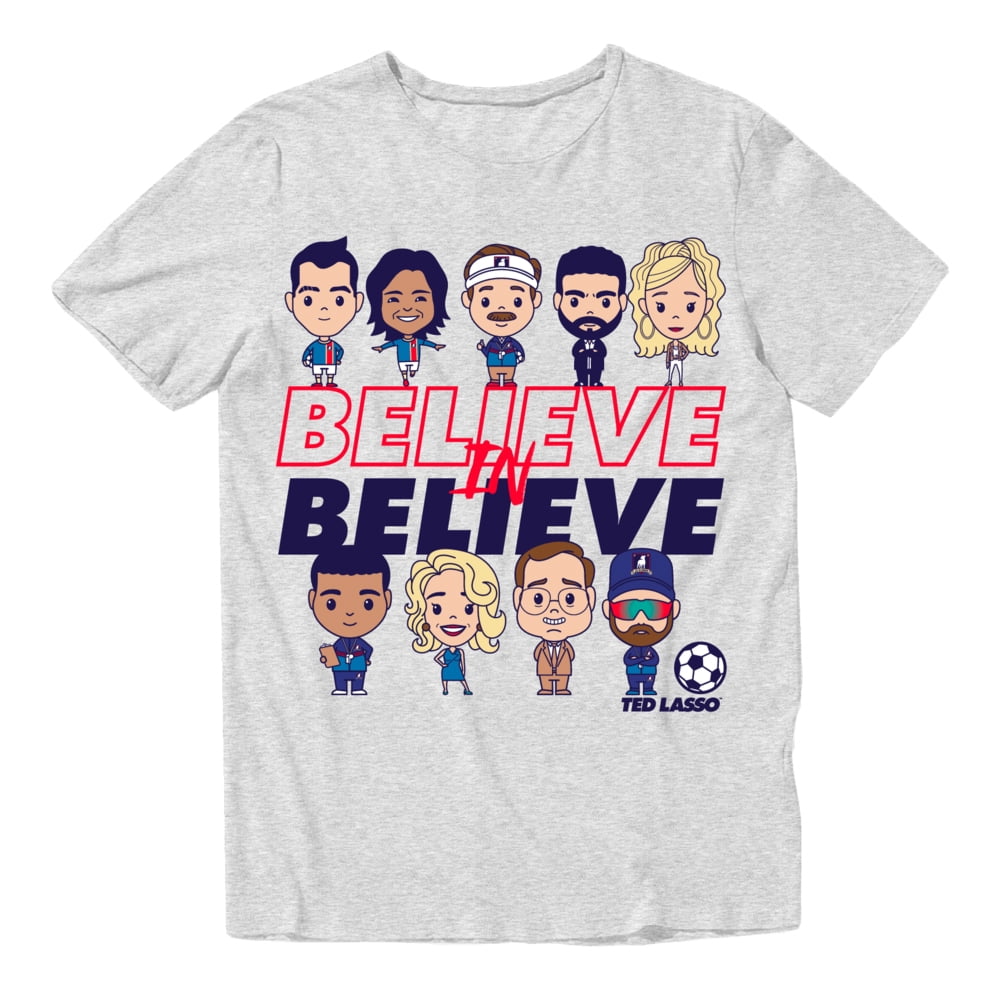 Ted Lasso Animated Characters I Believe In Believe Mens and Womens ...