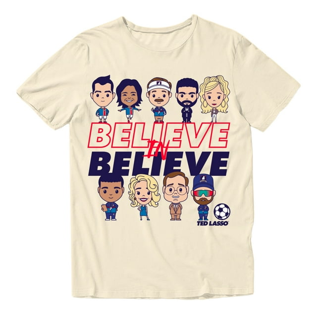 Ted Lasso Animated Characters I Believe In Believe Mens and Womens ...