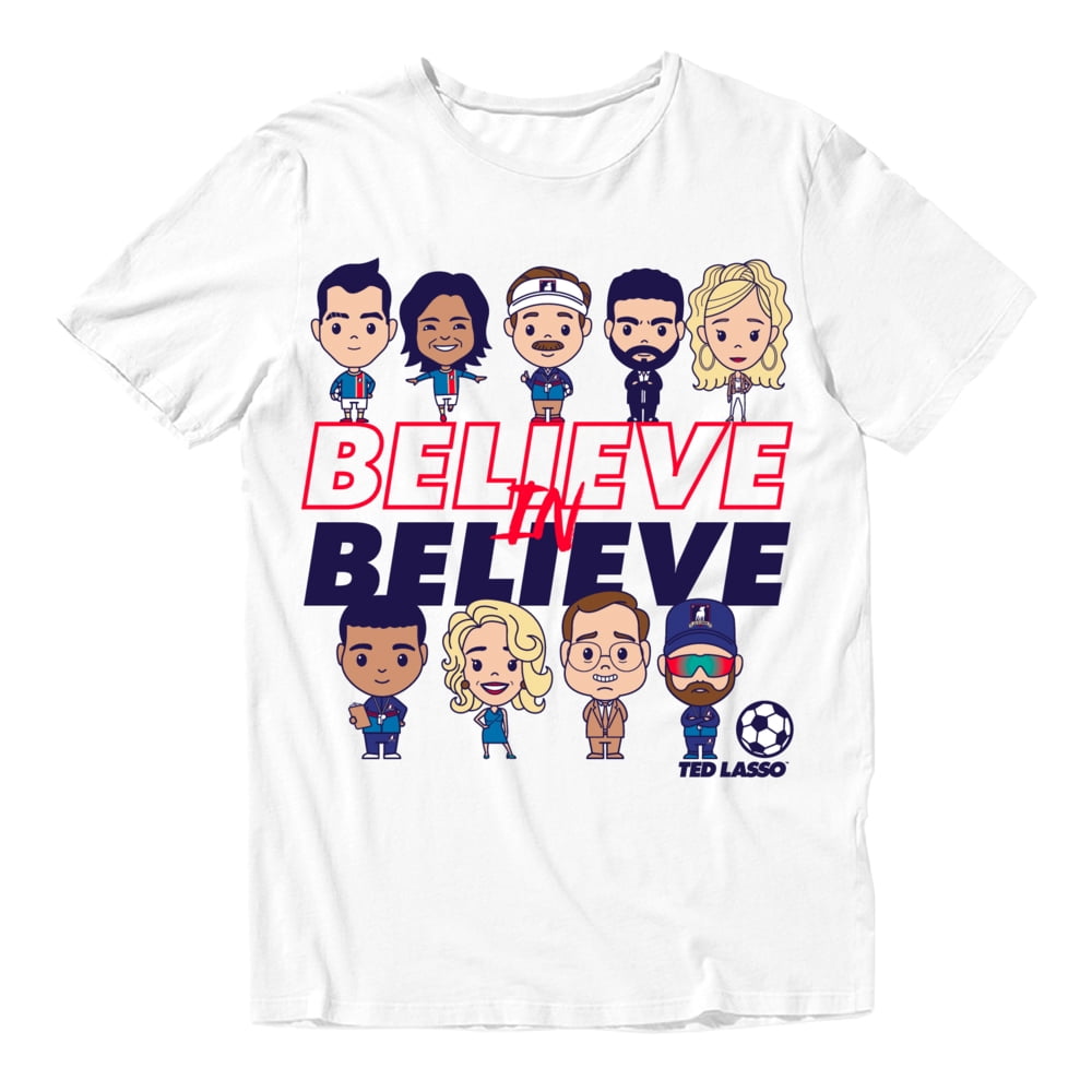 Ted Lasso Animated Characters I Believe In Believe Mens and Womens ...