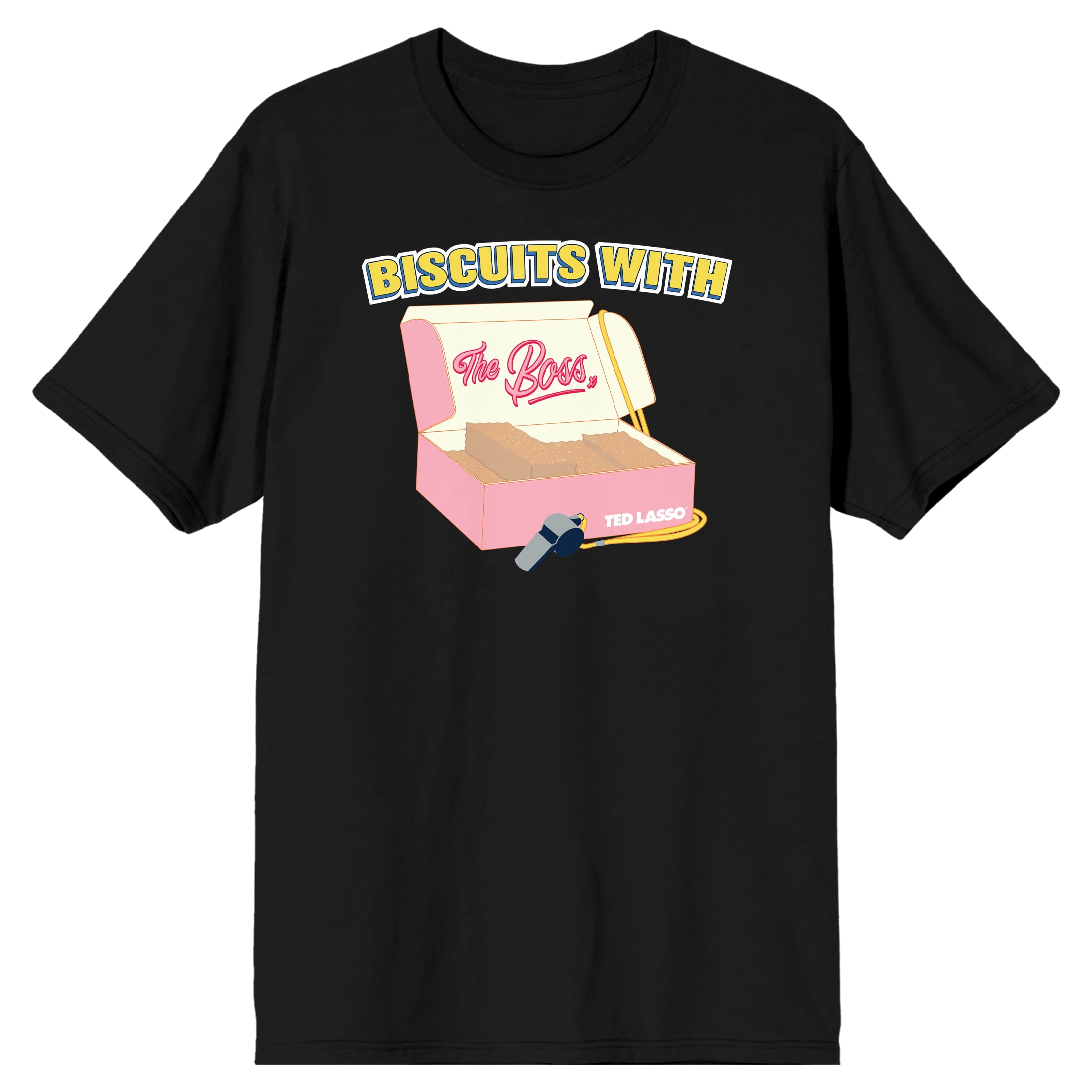 Ted Lasso Biscuits with the Boss T-shirt-XL - Walmart.com