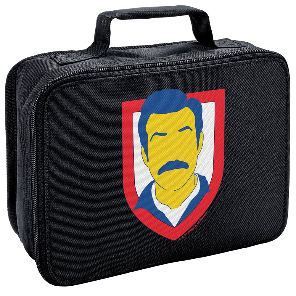 Ted Lasso Mustache Insulated Soft Sided Lunch Box - Reusable Lunch Bag ...