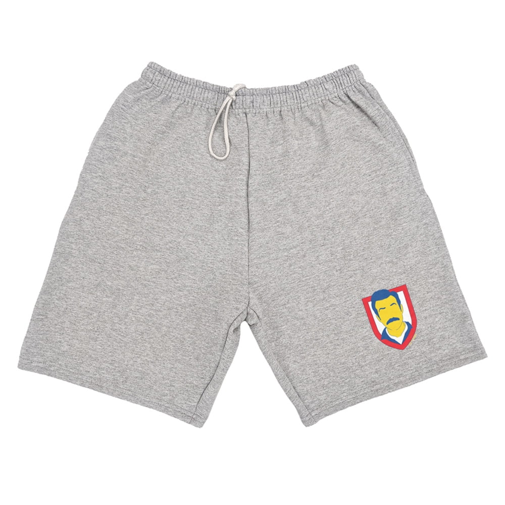 Ted Lasso Mustache Mens Sweat Shorts - Walmart.com