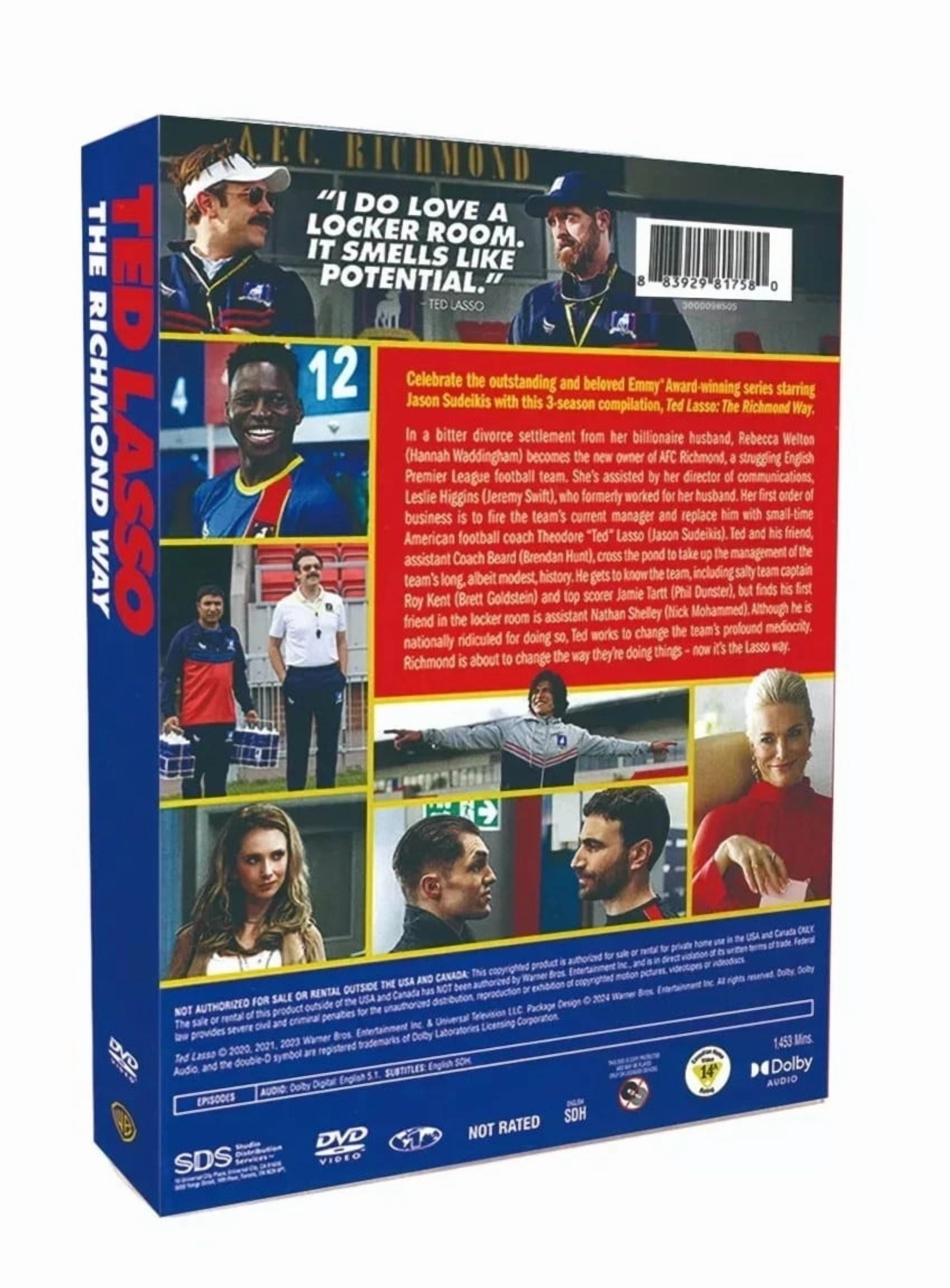 Ted Lasso: Seasons 1-3 - The Complete DVD Collection (7-Disc Set, New ...