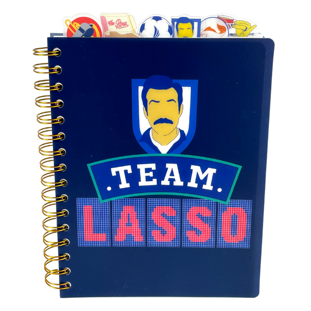 Ted Lasso Spiral Notebook Writing Journal with 6 Tab Dividers for ...