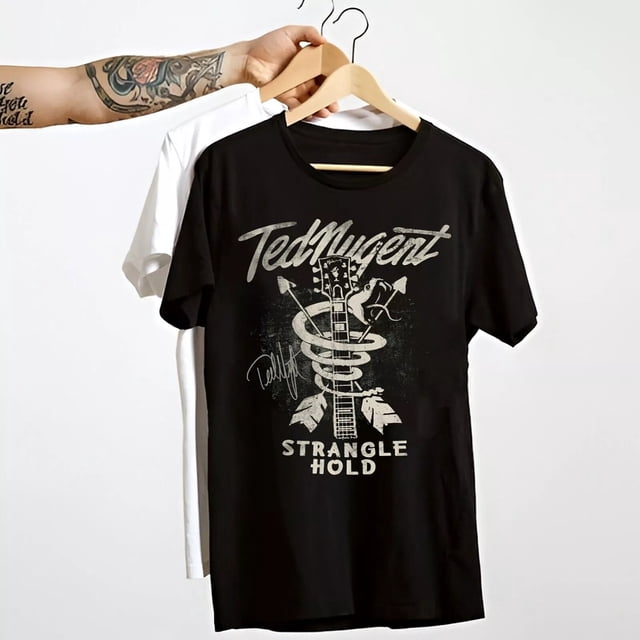 Ted Nugent Stranglehold Shirt Country Music Men S-5XL Tshirt, XL, ROYAL ...