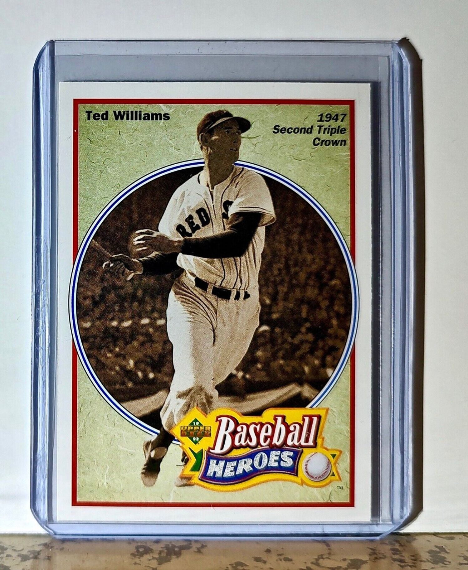 Ted Williams 1992 Upper Deck Baseball Heroes MLB #32 Card Boston Red Sox - Walmart.com