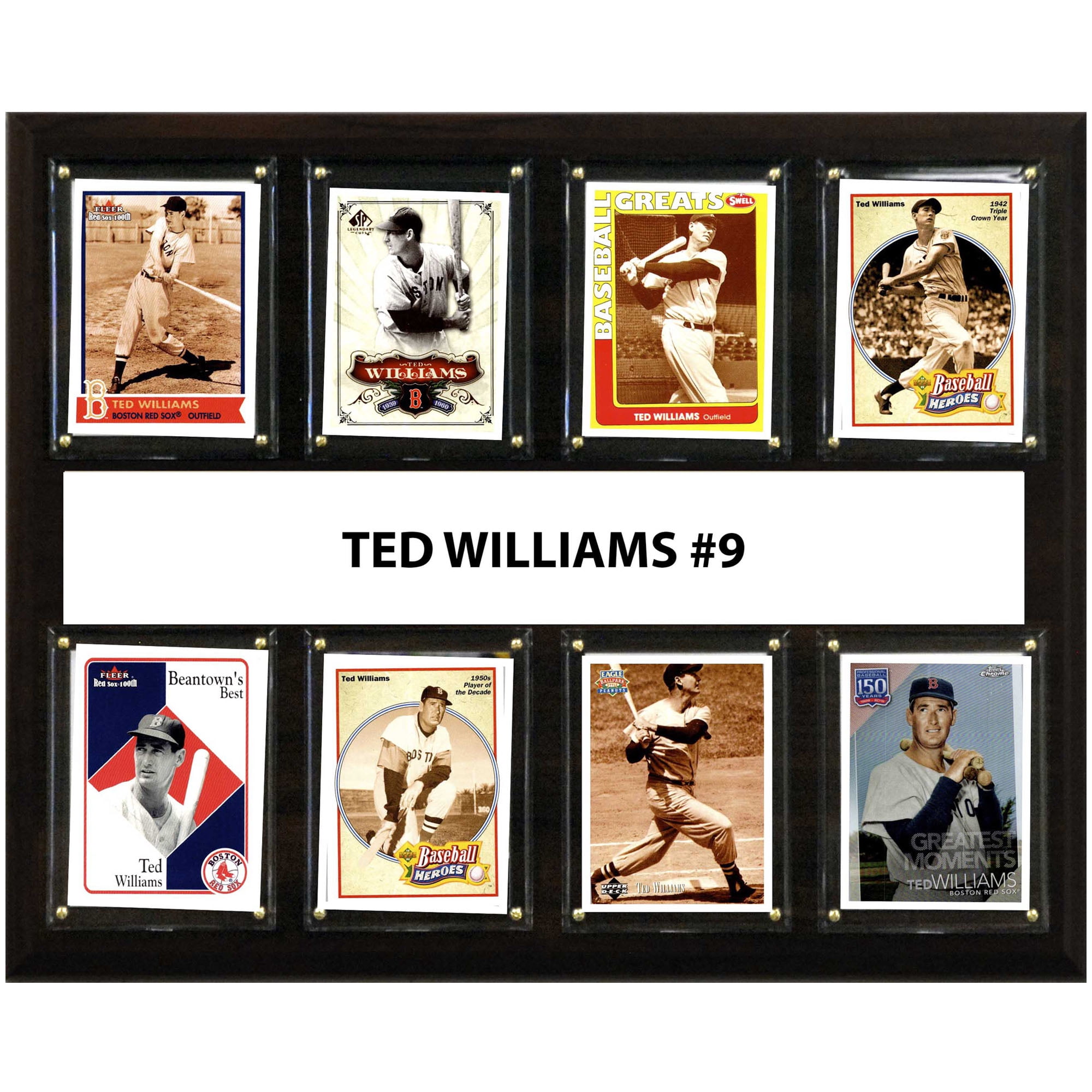 Ted Williams Boston Red Sox 12'' x 15'' Plaque - Walmart.com
