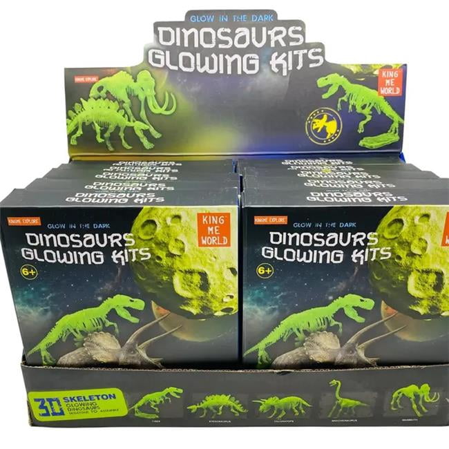 Tedco Toys 9015A Gid 5 Assorted Models with Display Snap Dinosaur Model ...